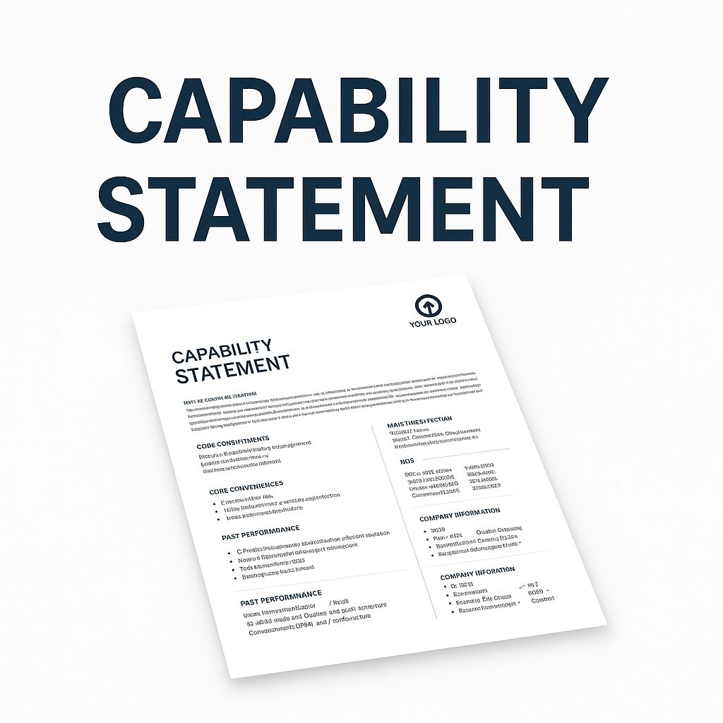 Capability Statement Template – WinGovernmentContracting.com
